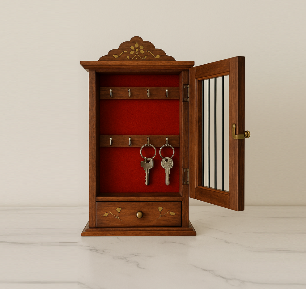 Vintage Key Holder House – Timber Trunk